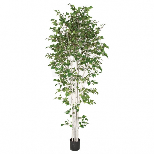 Artificial Potted Birch Trees