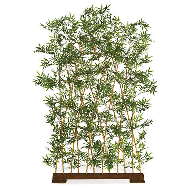 70H x 39.5W inch Tutone Bamboo Wall Tree in Wooden Base (Set of 2) | W ...