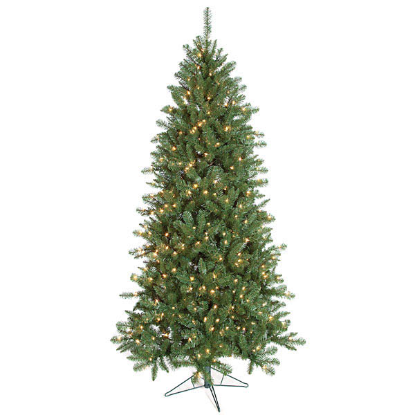 Fluff-Free Slim Monroe Pine Artificial Christmas Tree | AGF3237