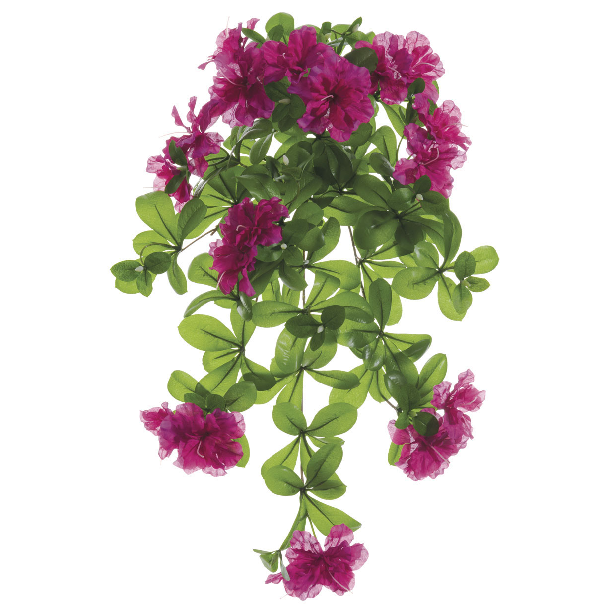 23 inch Artificial Outdoor Rubrum Azalea Hanging Bush: Limited UV ...