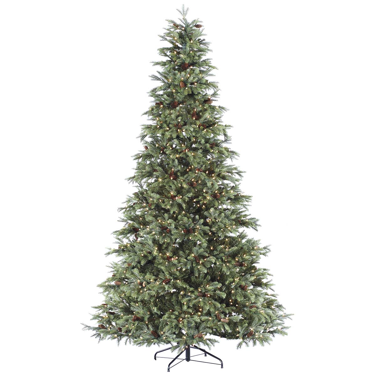 7 foot New England Pine Tree w/ Cones: Clear Lights | YT5270-GR