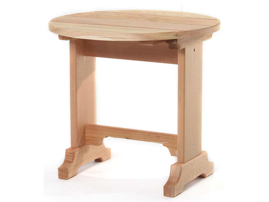 All Things Cedar | Cedar Round Side Table | ST22U