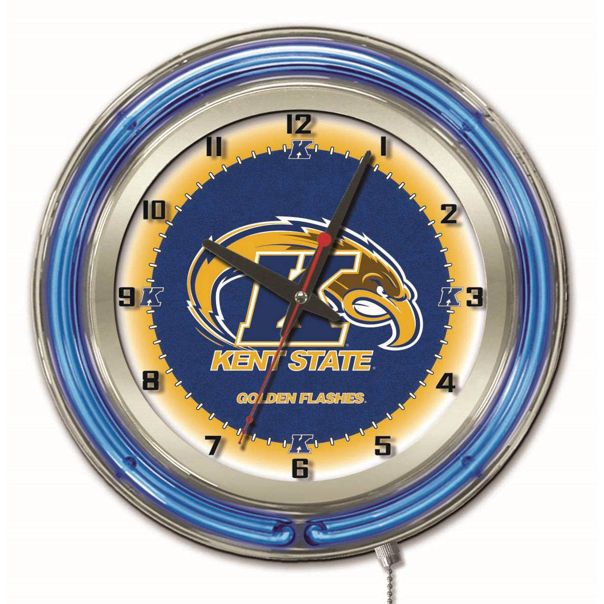 Holland Bar Stool Co. | 19 inch Kent State Neon Clock | Clk19KentSt