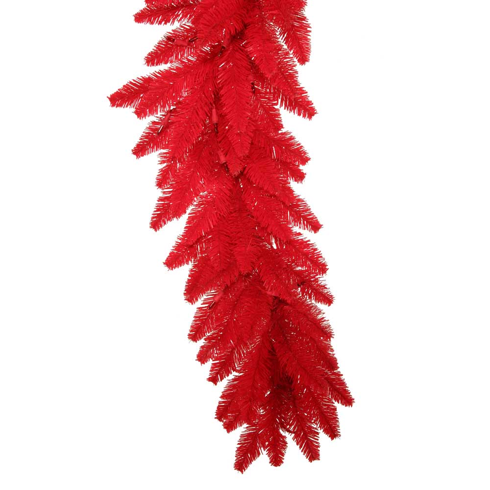 9 foot x 14 inch Red Garland: Red LEDs | K161415LED