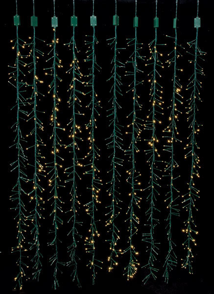 8 x 4 foot Dripping Ice Lights: Clear 5MM LEDs | L-140300