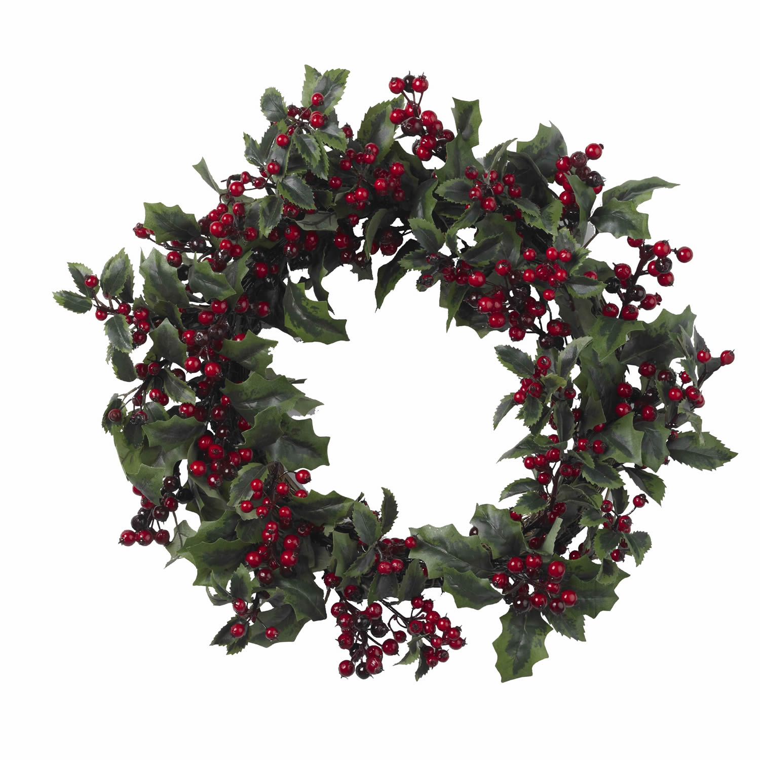 24 inch Holly Berry Wreath | 4921