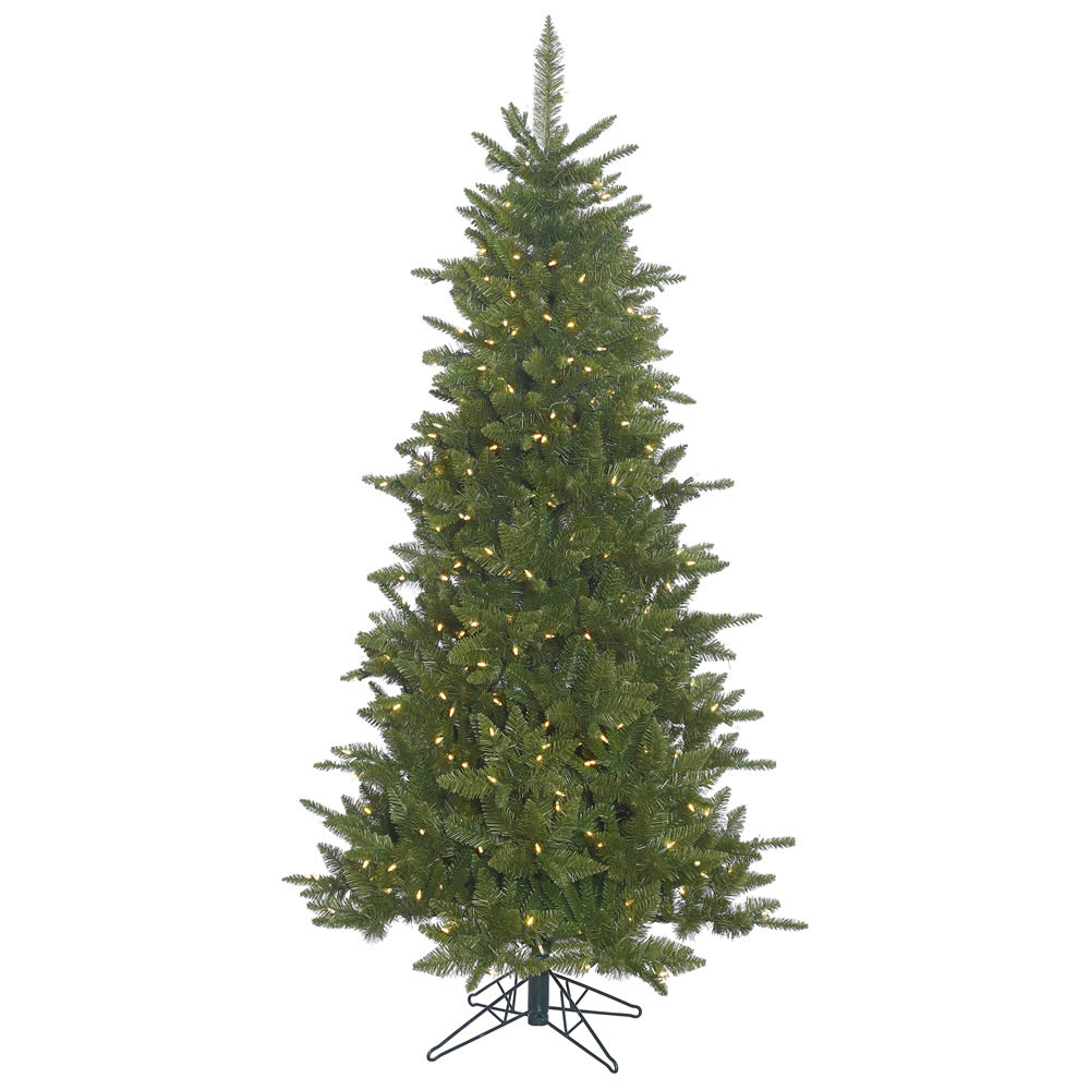 7.5 foot Durango Spruce Slim Tree: Clear LEDs | A154076LED