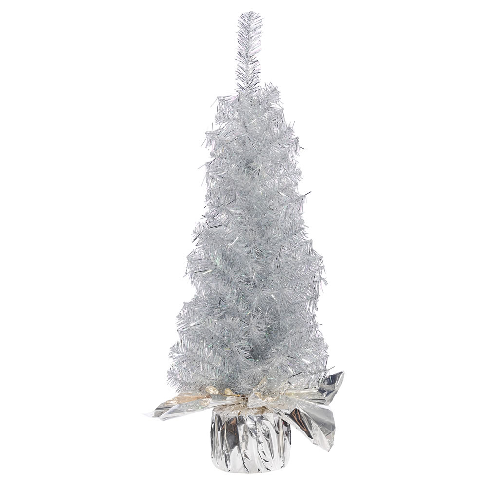24 inch Crystal Silver Tree: Unlit | A157624