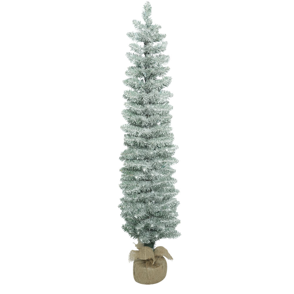 4 foot Frosted Pole Pine Tree: Unlit | B165340