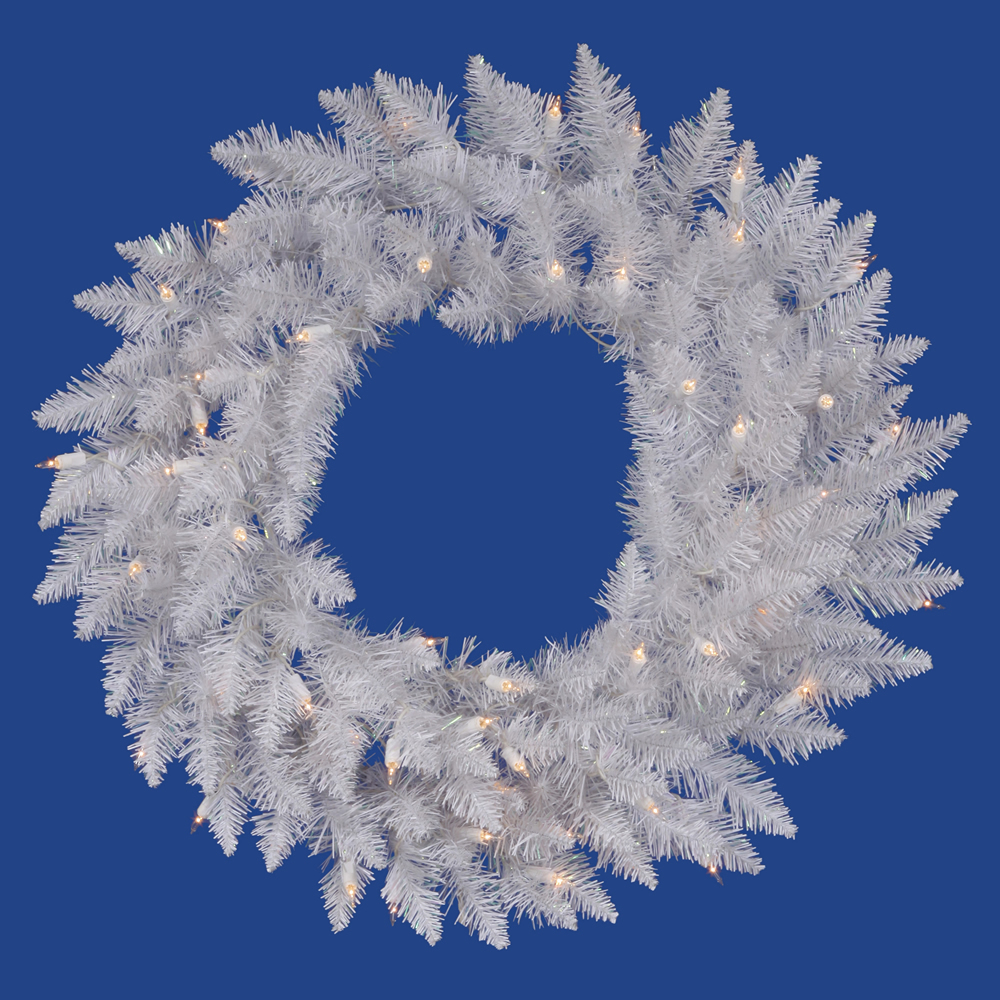 60 inch White Wreath: Pure White LEDs | A104261LED