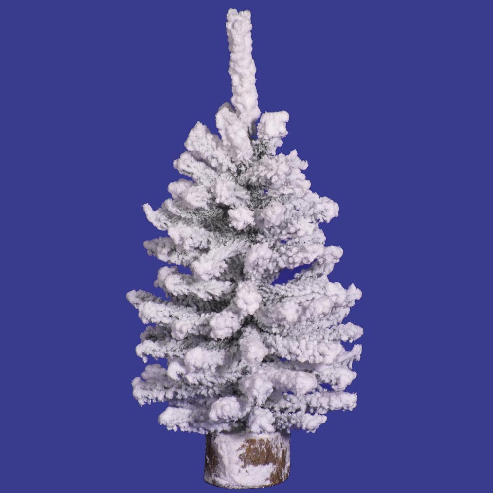 12 inch Artificial Flocked Mini Pine Tree: Unlit | A804312