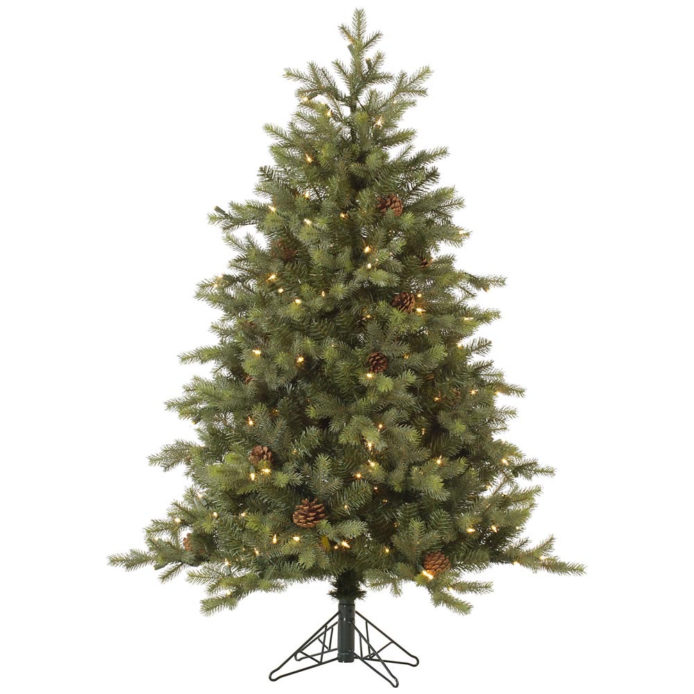 12 foot PE/PVC Rocky Mountain Fir Instant Christmas Tree: Lights | A145791