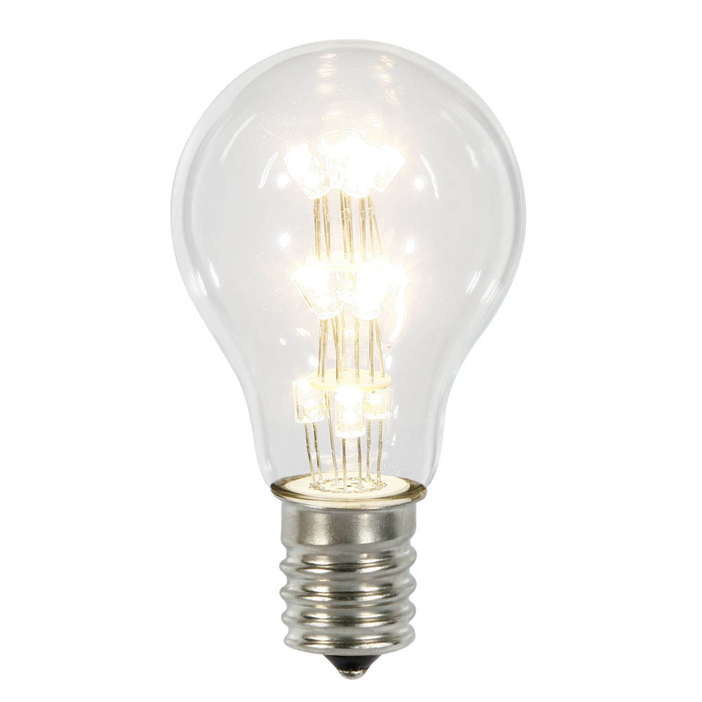 A19 LED Clear Transparent Replacement Bulb w/ E26 Base: 25,000 HRS ...