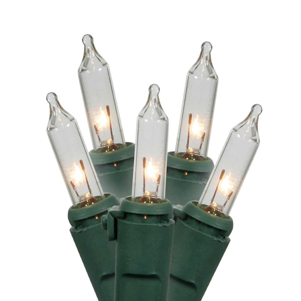 33 foot Mini Light Strand - 4 inch Spacing: Clear Twinkle | W4G1201