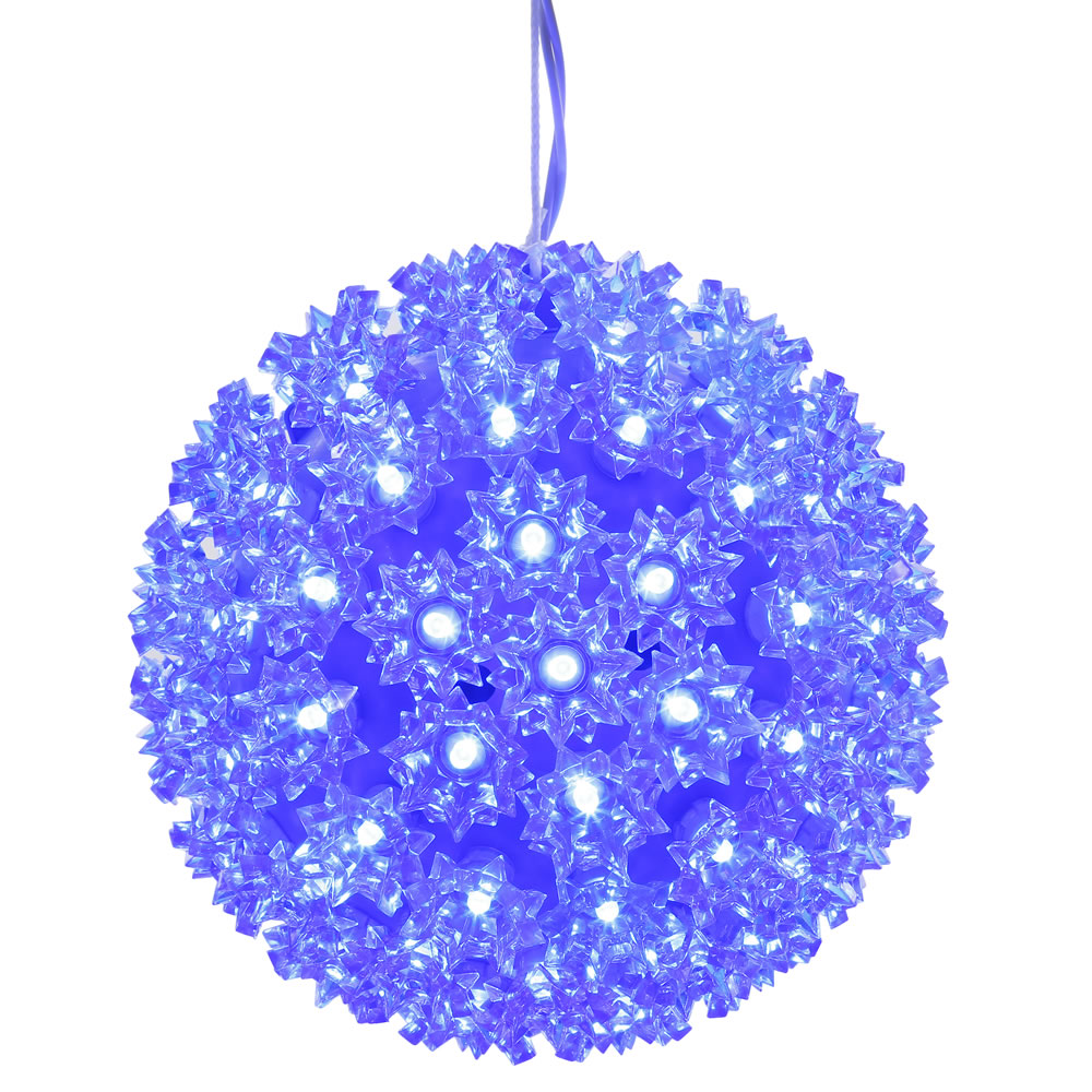 7.5 inch Indoor/Outdoor Starlight Sphere: 100 Blue LEDs | X120802
